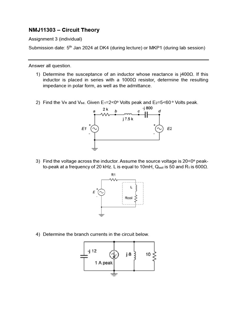 Assignment 3 - RCL Network | PDF