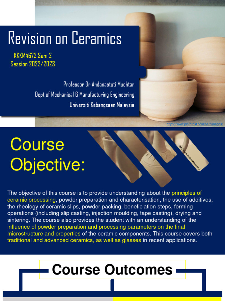 Revision On Ceramics | PDF | Ceramics | Fracture