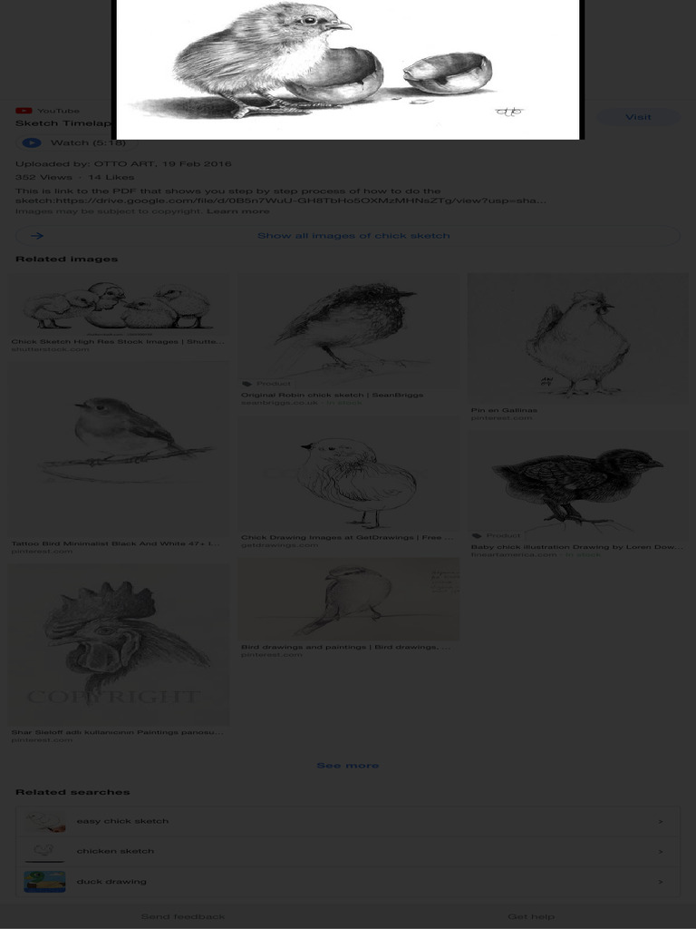 Chick Sketch - Google Search | PDF | Mobile Computers | Mobile Software