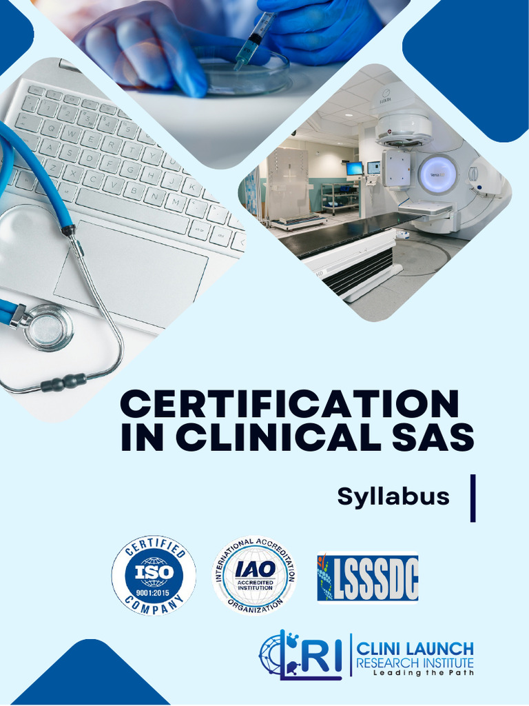 Clinical SAS Certification Training in Bangalore | PDF | Sas (Software ...