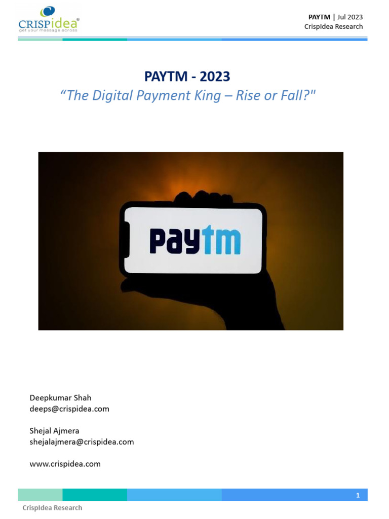 PayTM CrispIdea IC | PDF