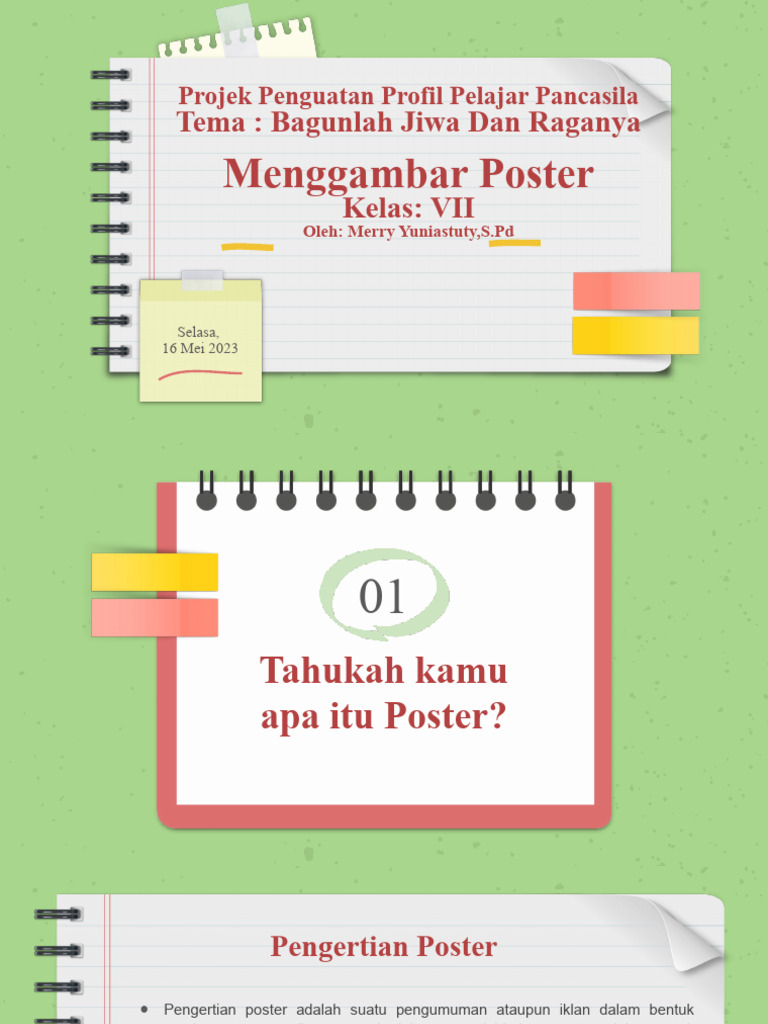 Panduan Membuat Poster Kesehatan P5 | PDF