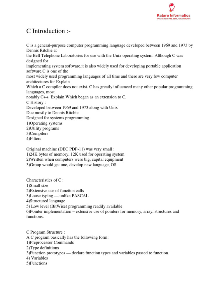 C Programming | PDF C Programming | PDF