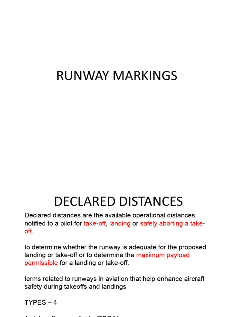 Runway Markings | PDF | Runway | Takeoff