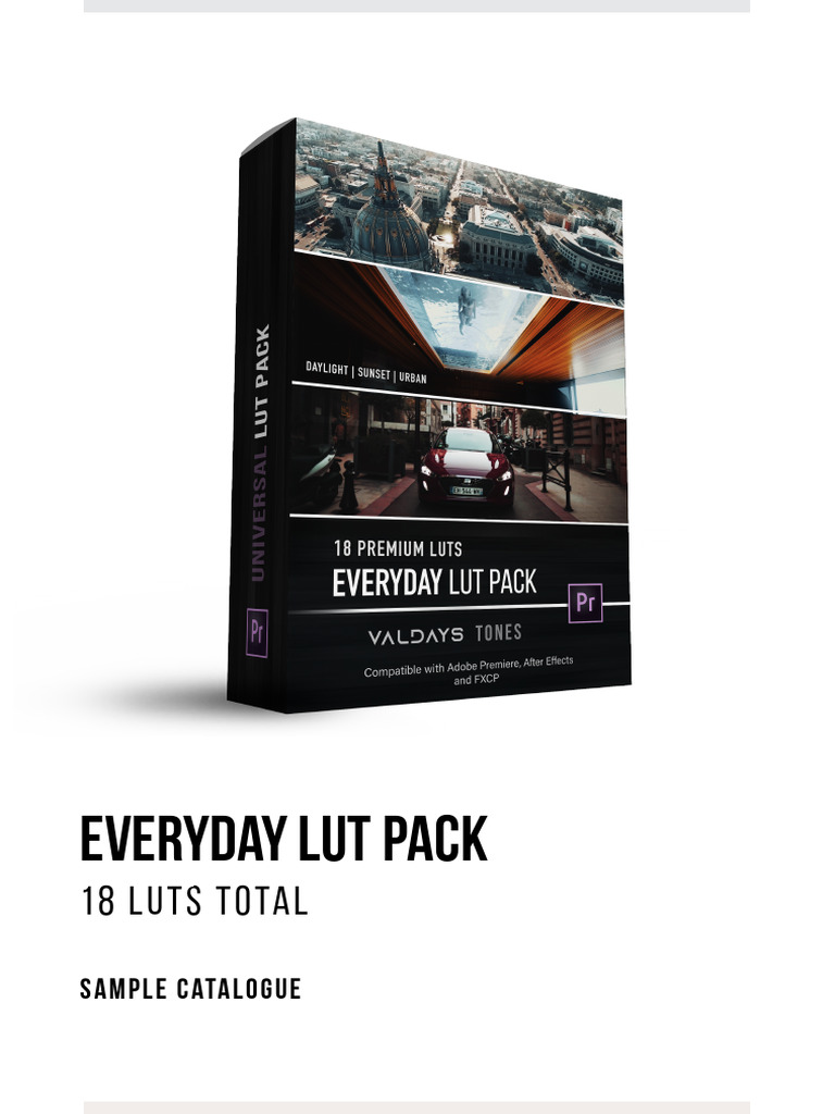 ELP - Everyday LUT Pack Color Samples | PDF