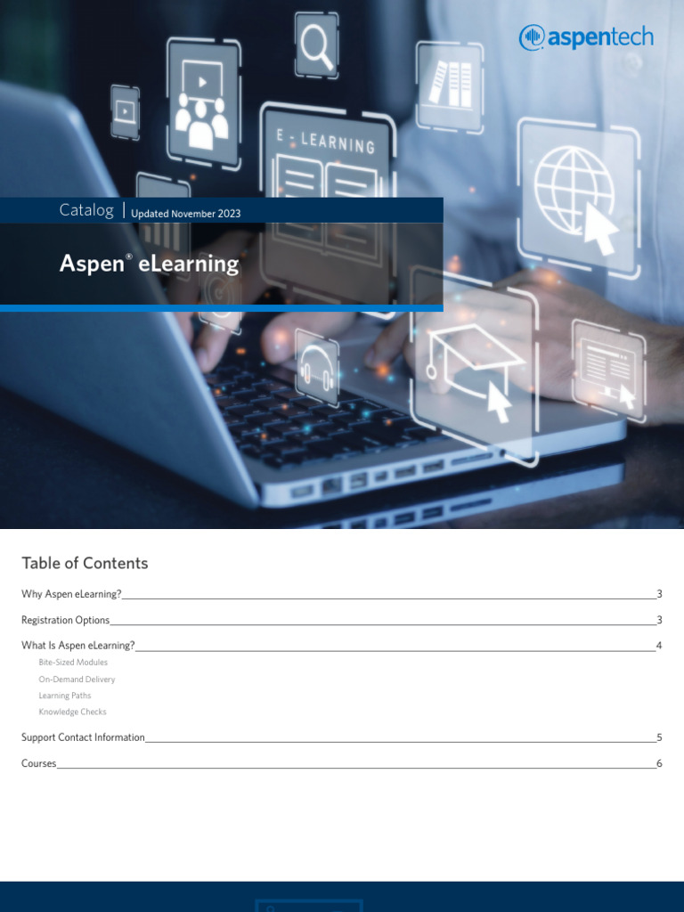 Aspen Elearning Catalog | PDF | Heat Exchanger | Educational Technology