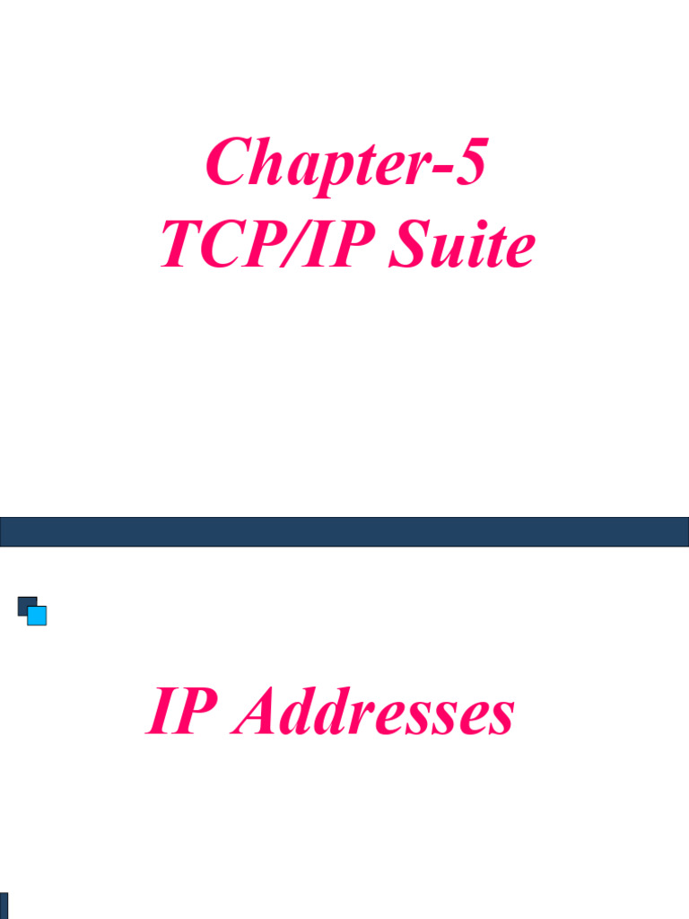 Chapter 5 | PDF | Ip Address | Computer Science
