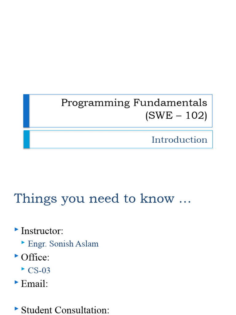 ProgFund Lect Week 1 | PDF | Computer Data Storage | Computer Program