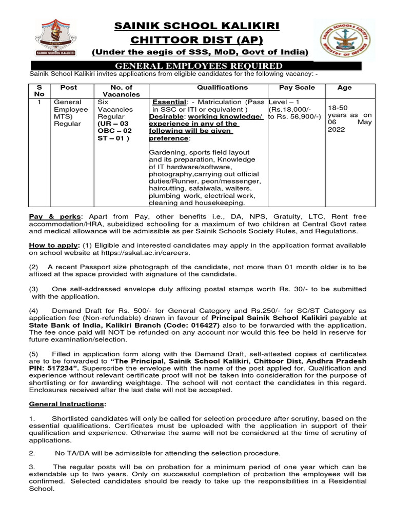 General Employees Regular Website Advertisement | PDF | Government