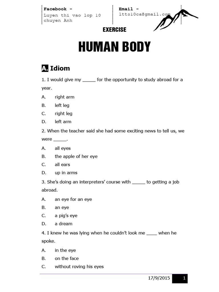 (Human Body) (Exercise) (05.01.16) (Simple) | PDF | Hormone | Endocrinology