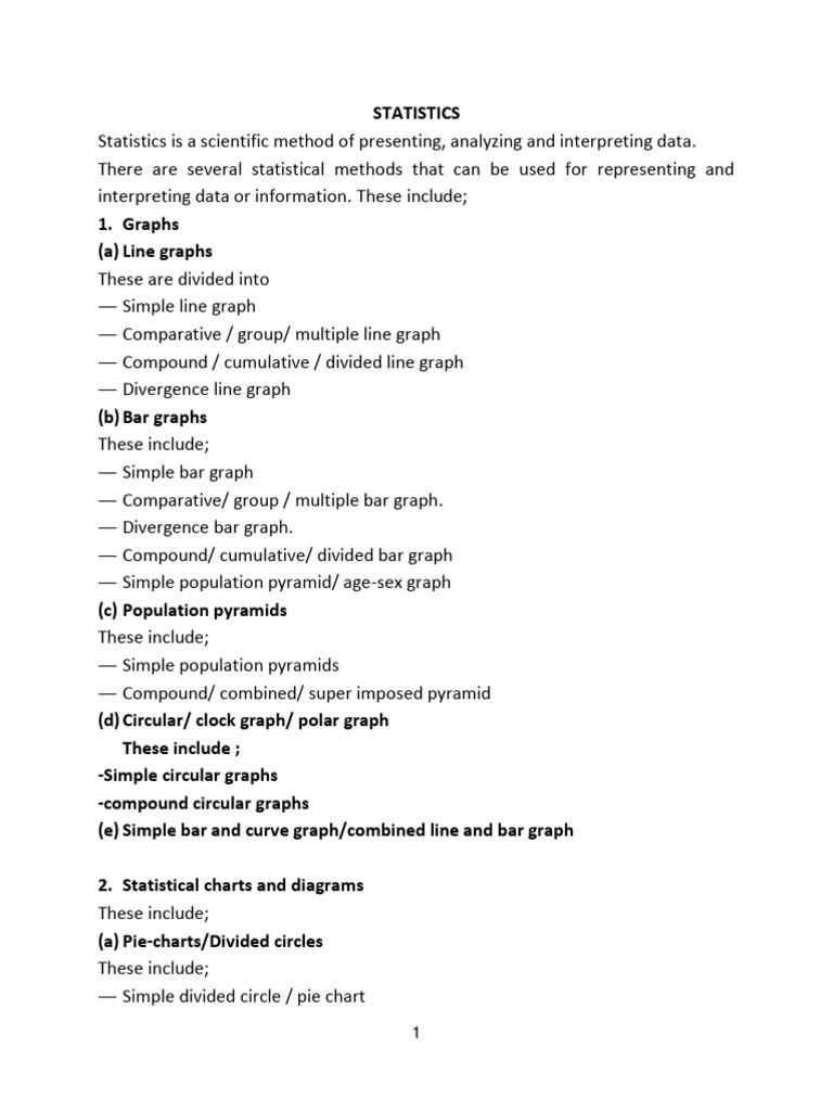 Geography Statistics | PDF