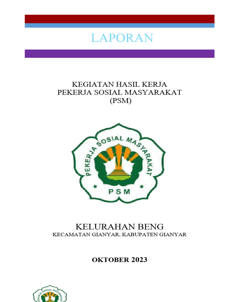 Laporan PSM Beng 2024 | PDF