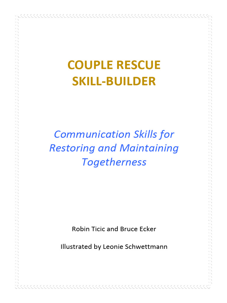 Couple Rescue Skill-Builder | PDF