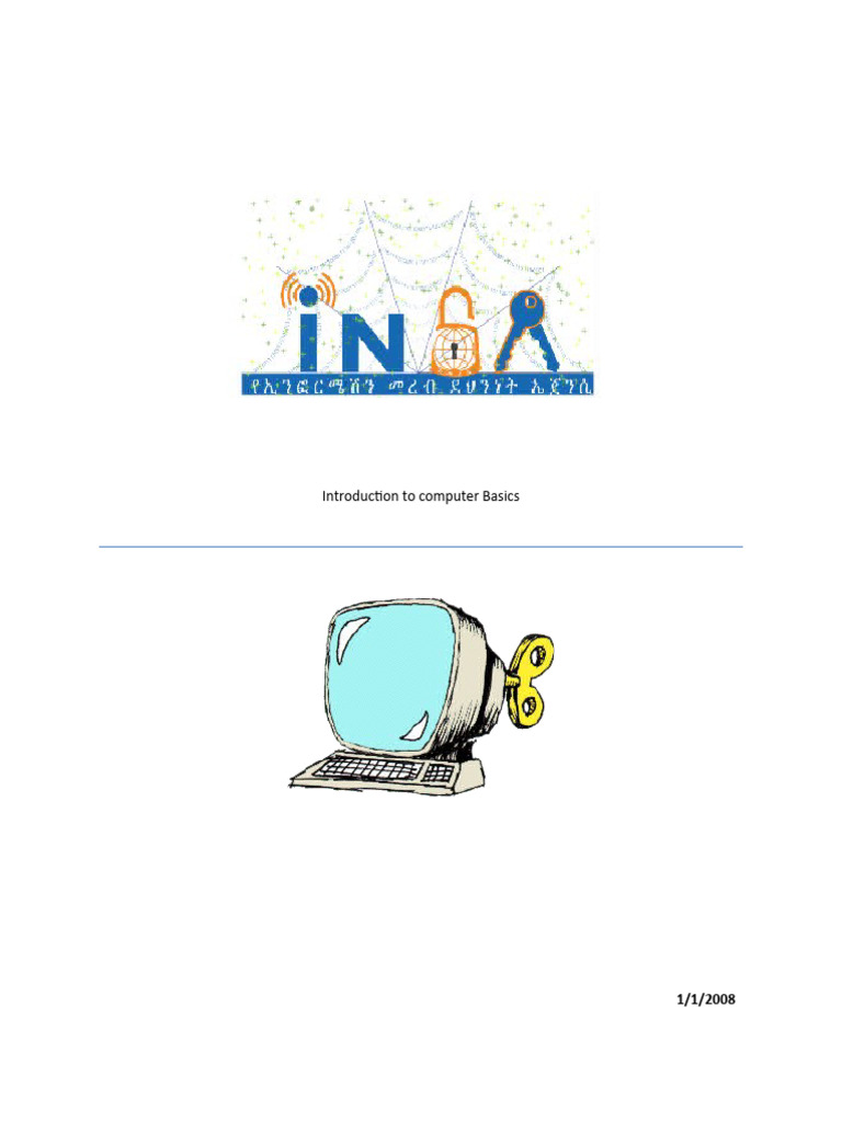 Introduction To Computer Pdf Input Output Computer Hardware
