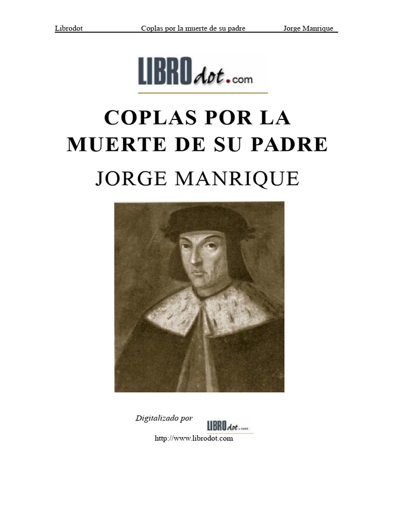 Jorge Manrique Coplas Por La Muerte de Su Padre | PDF