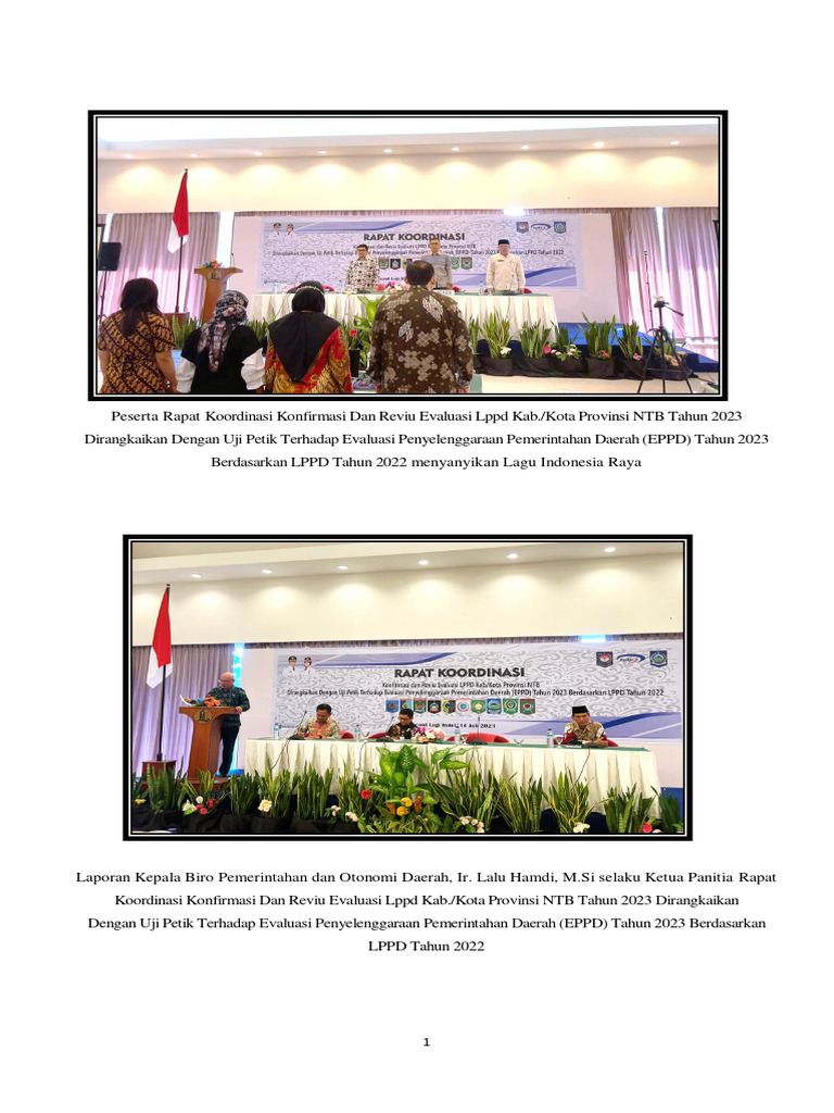 SIPGWPP Dokumentasi Rapat Konfirmasi Dan Reviu Dirangkaikan Dengan Uji Petik | PDF