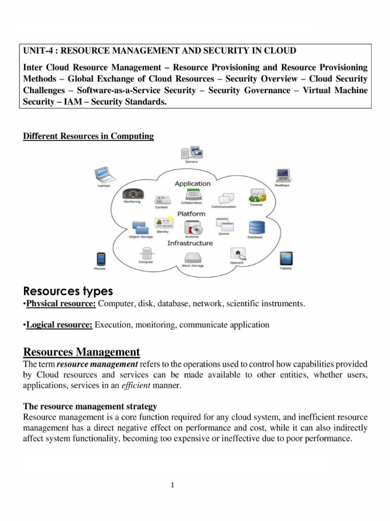 UNIT 4 Cloud Computing | PDF