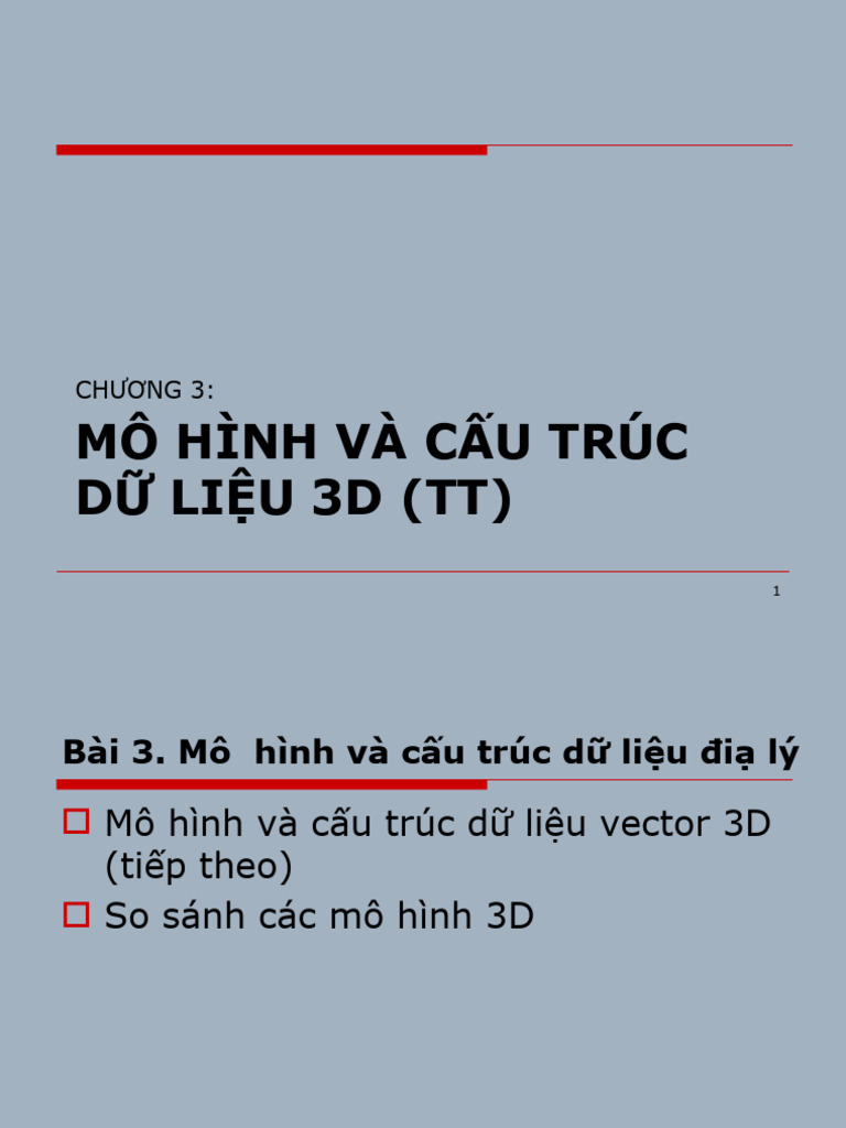 05 - Mo Hinh GIS 3D (TT) | PDF