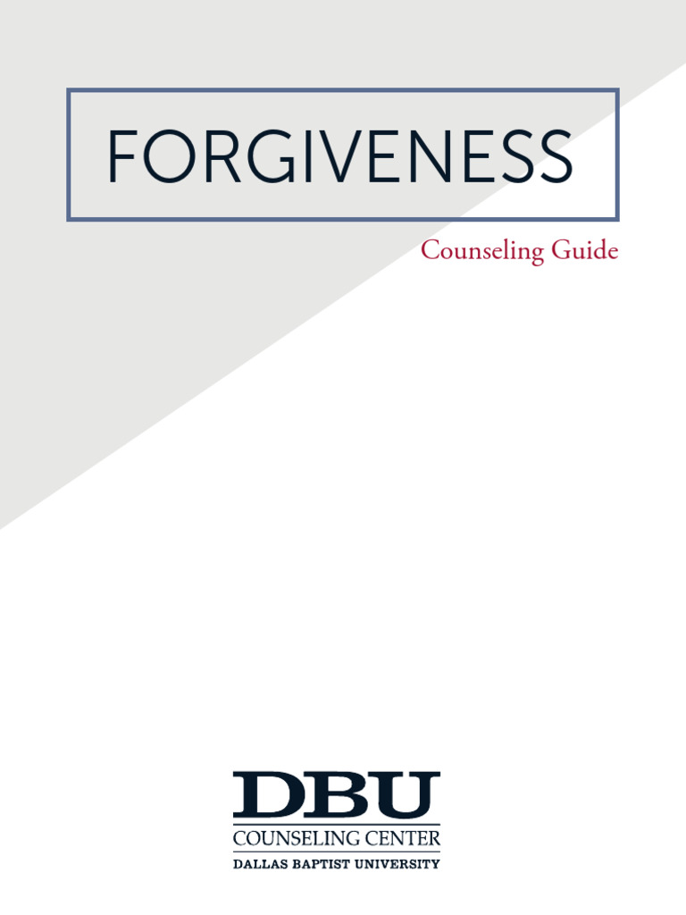 Forgiveness | PDF