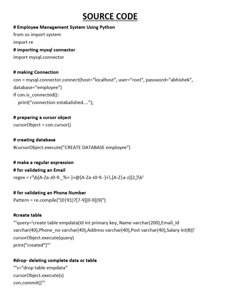 Source Cod and Output | PDF | Databases | Regular Expression
