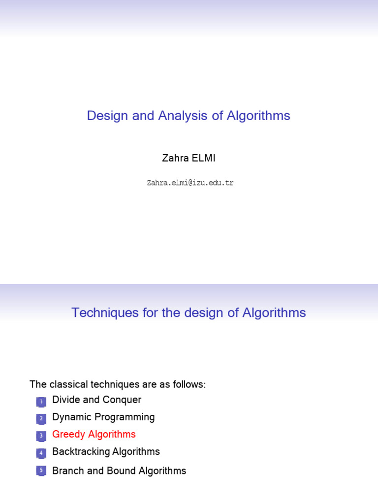 Algoritma Analizi 12-Slides | PDF | Mathematical Optimization | Dynamic ...