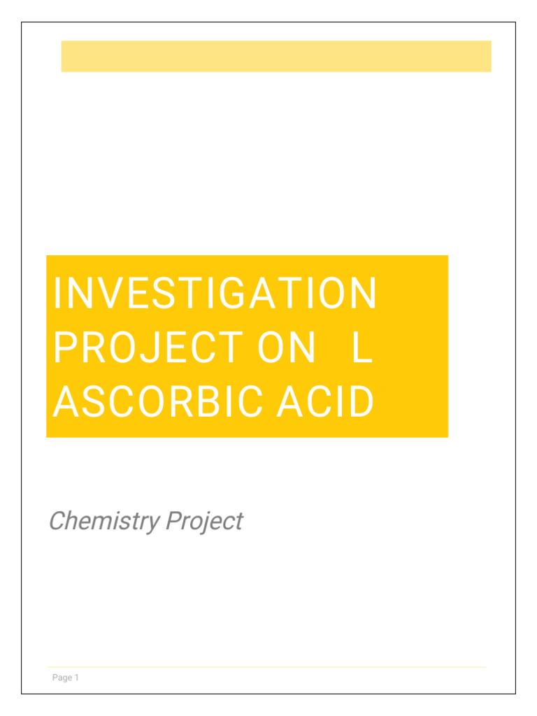 Investigation Project Group 10 | PDF