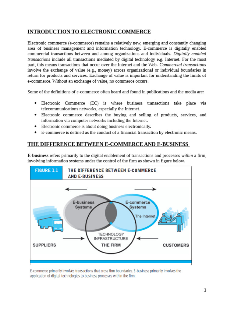 Ecommerce Final | PDF | E Commerce | Electronic Business