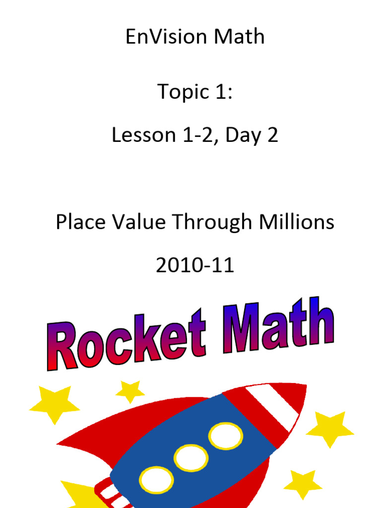 Grade 4 - 1-1 NumbersThrough OneMillion | PDF | Teaching Methods ...
