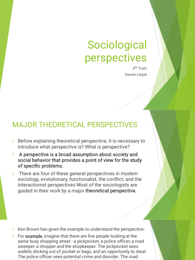 Sociological Perspectives | PDF | Sociology | Social Structure