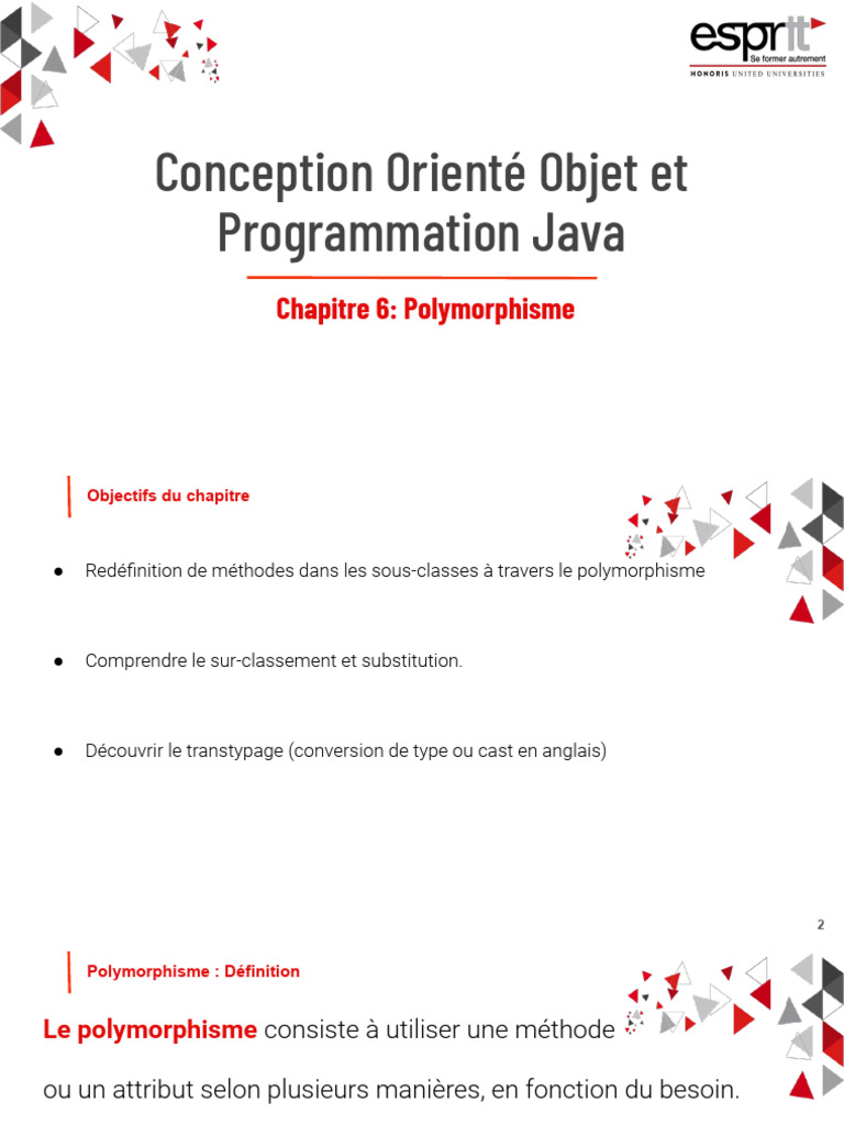 Chapitre 6 - Polymorphisme | PDF | Classe (informatique) | Java ...