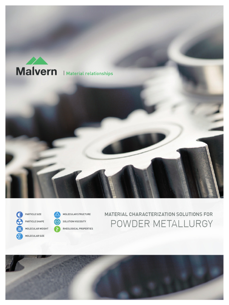 Powder Metallurgy Characterization Solutions | PDF