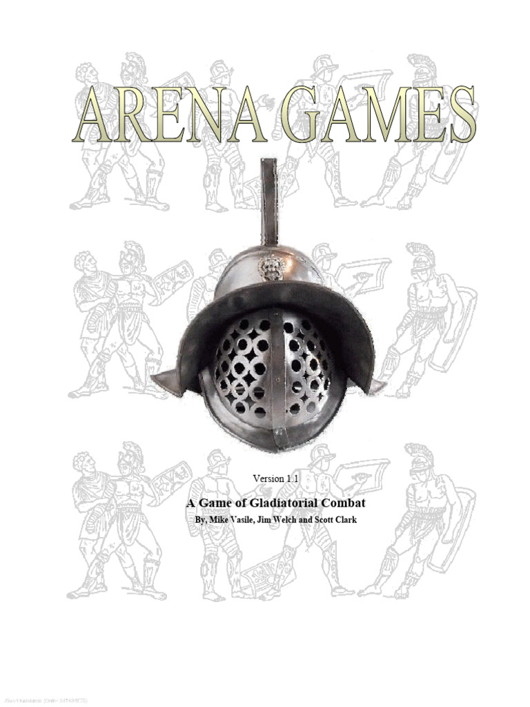 Arena Games Rulebook | PDF | Home & Garden | Technology & Engineering