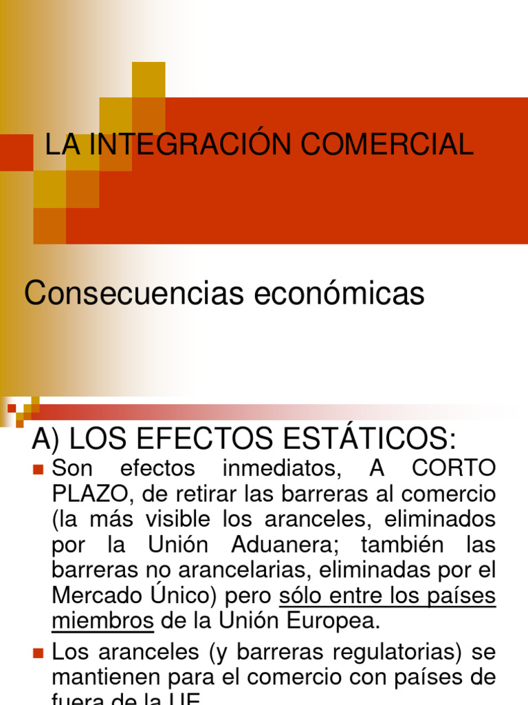 La Integracion Comercial | PDF