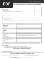 Karvy Fatca Form | PDF | Government Finances | Taxes