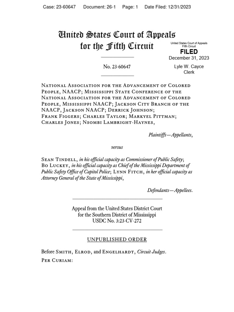 Fifth Circuit Order | PDF