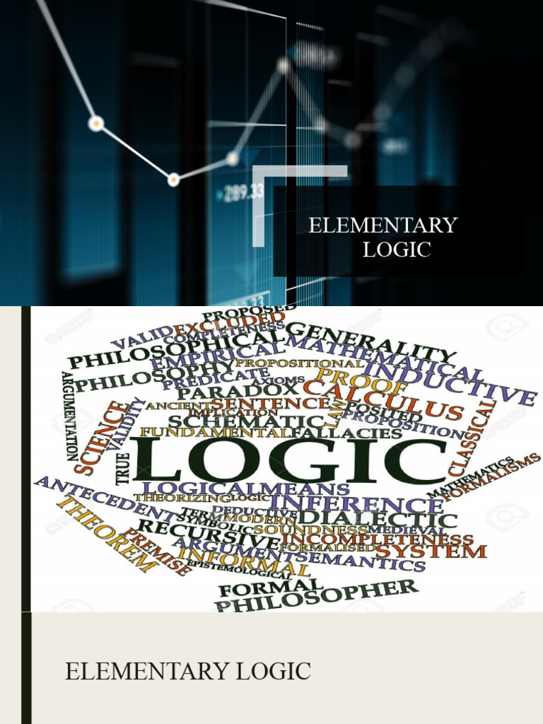 Elementary Logic Ppt. 1 | PDF | Proposition | Logic