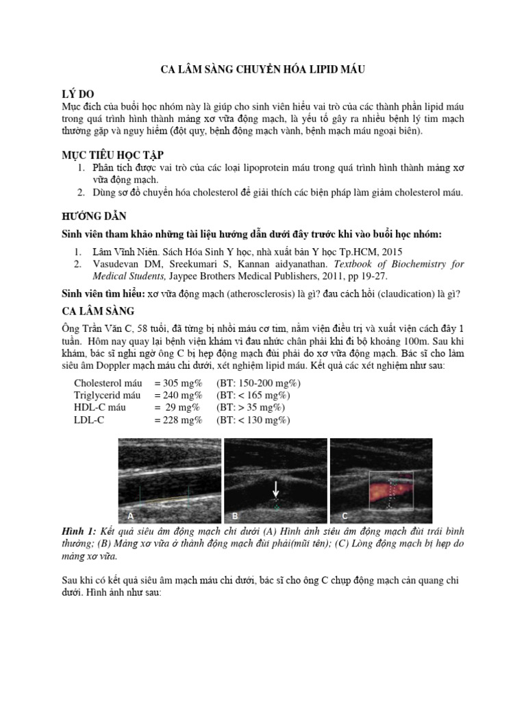 Ca LS chuyển hóa lipid 2021 | PDF