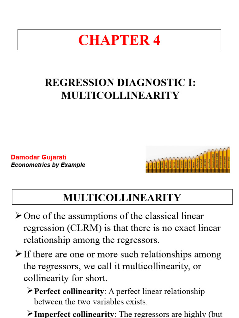 EBE Ch4 | PDF | Multicollinearity | Regression Analysis