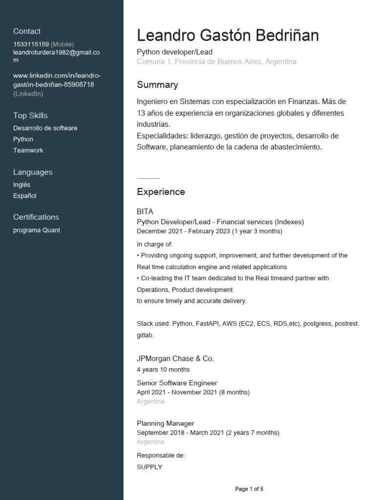 Profile | PDF | .NET Framework | Gestión de proyectos