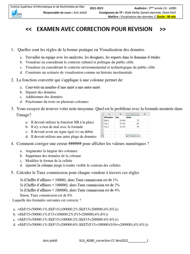 Correction DS Nov 2022 | PDF | Histogramme
