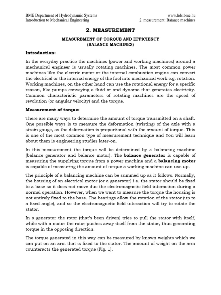 IME 2 Torque | PDF