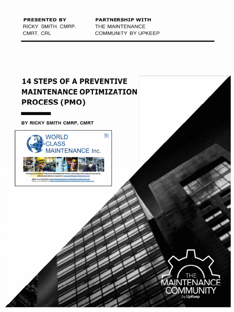 14 Steps of A PM Optimization Process | PDF