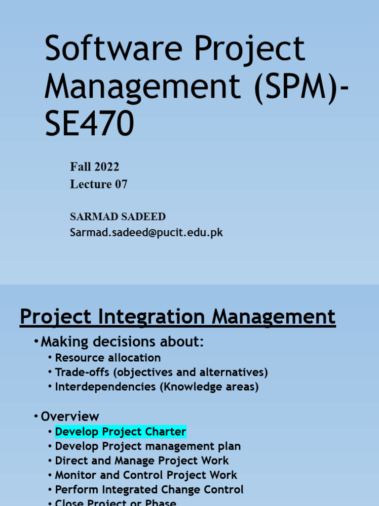Lecture07 - SPM | PDF