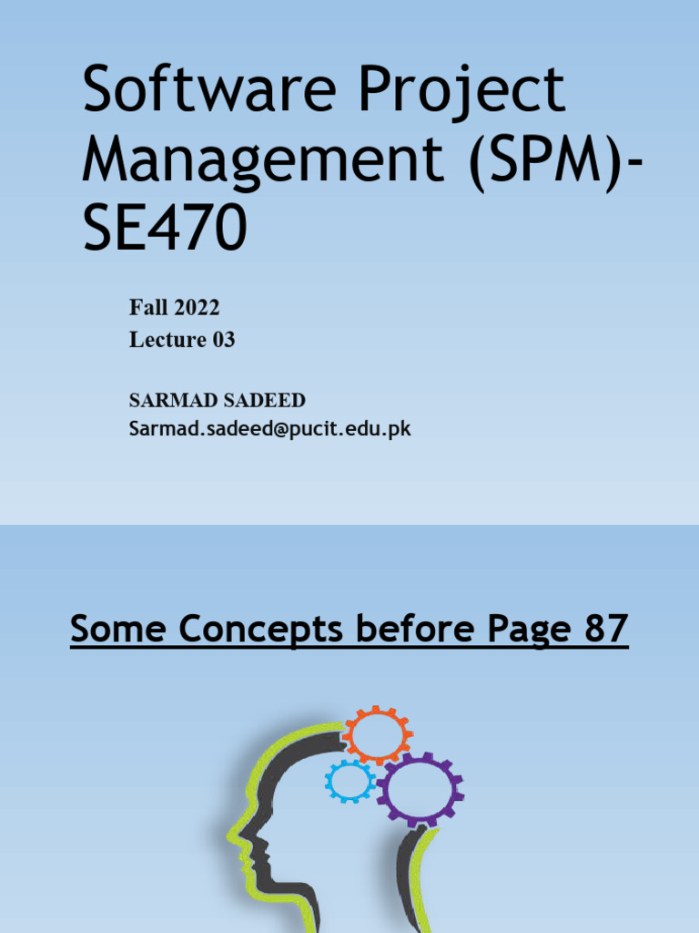 Lecture03 - SPM | PDF