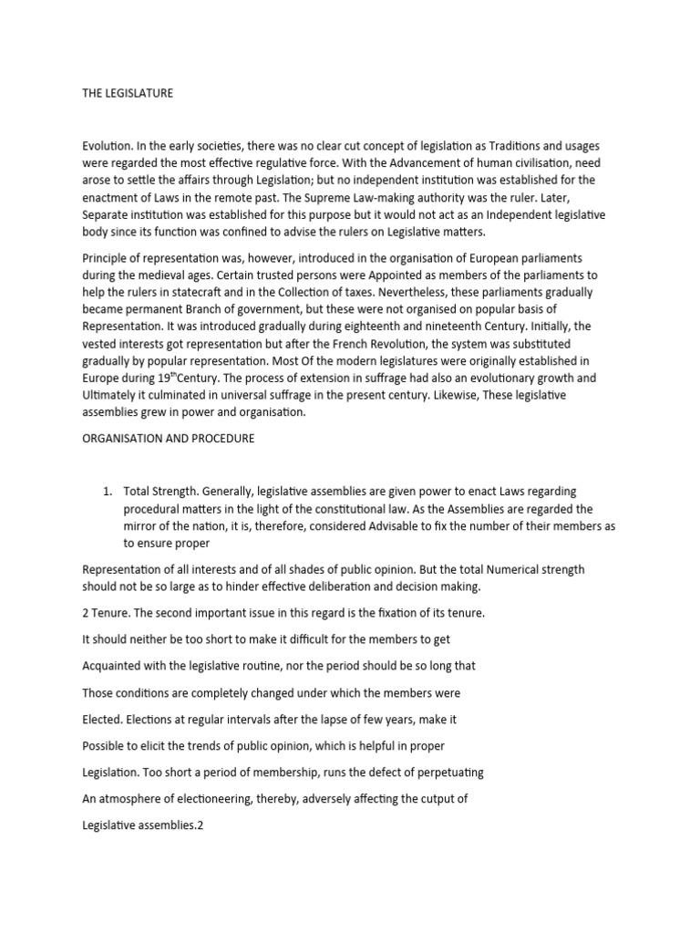 Organs Of Government Pdf