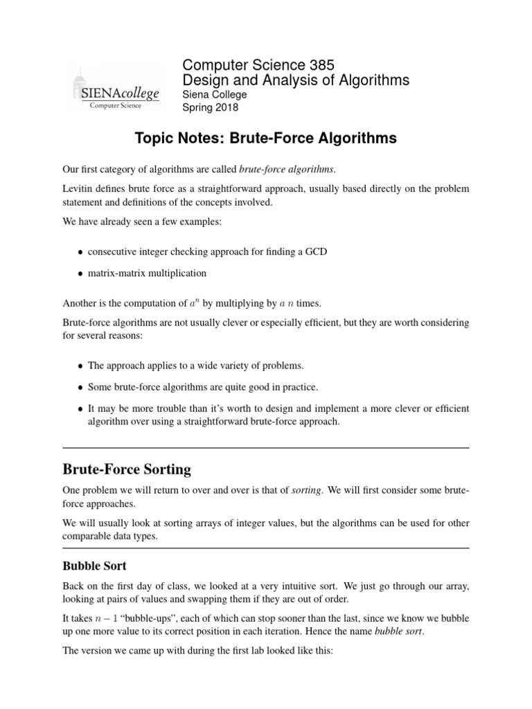 Bruteforce Pdf