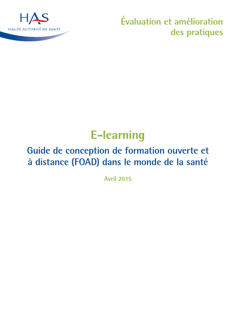 Guide E-Learning Rapport Complet | PDF
