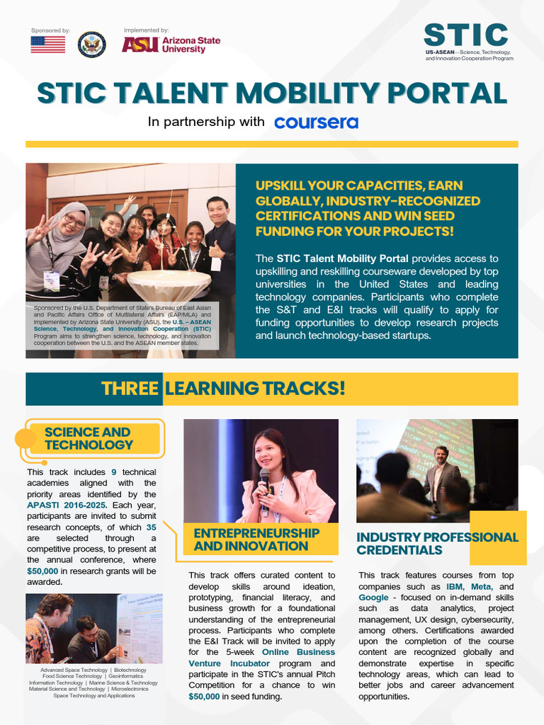 STIC Talent Mobility Portal Overview | PDF | Entrepreneurship