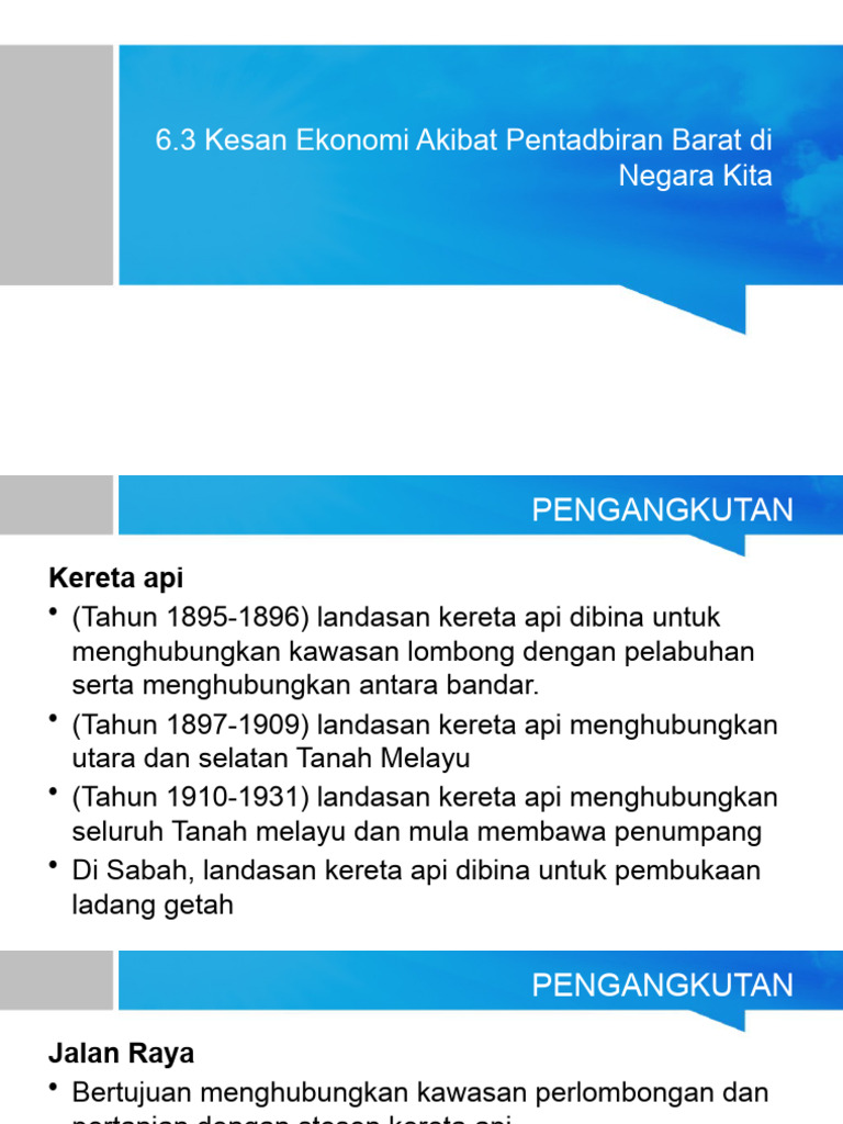 Slide Nota Tajuk 6.3 Sejarah Tingkatan 3 KSSM | PDF