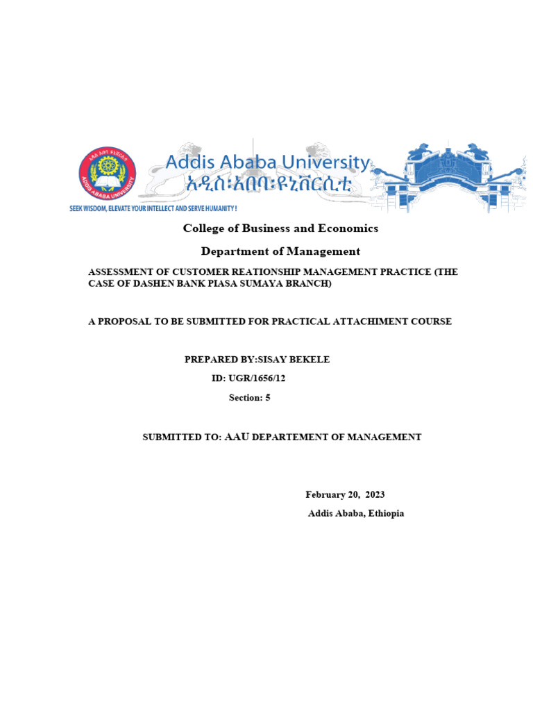 Sisay Research Proposal | PDF | Incentive | Motivational